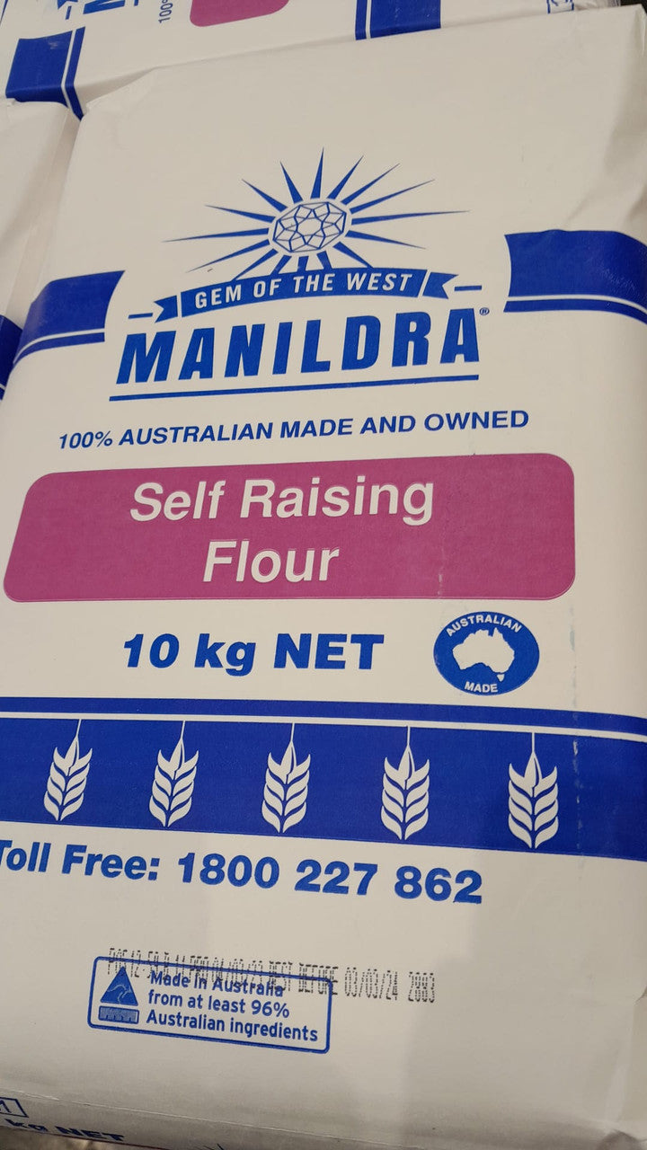 Self Raising Flour (Manildra,10kg) – Streamline Foods