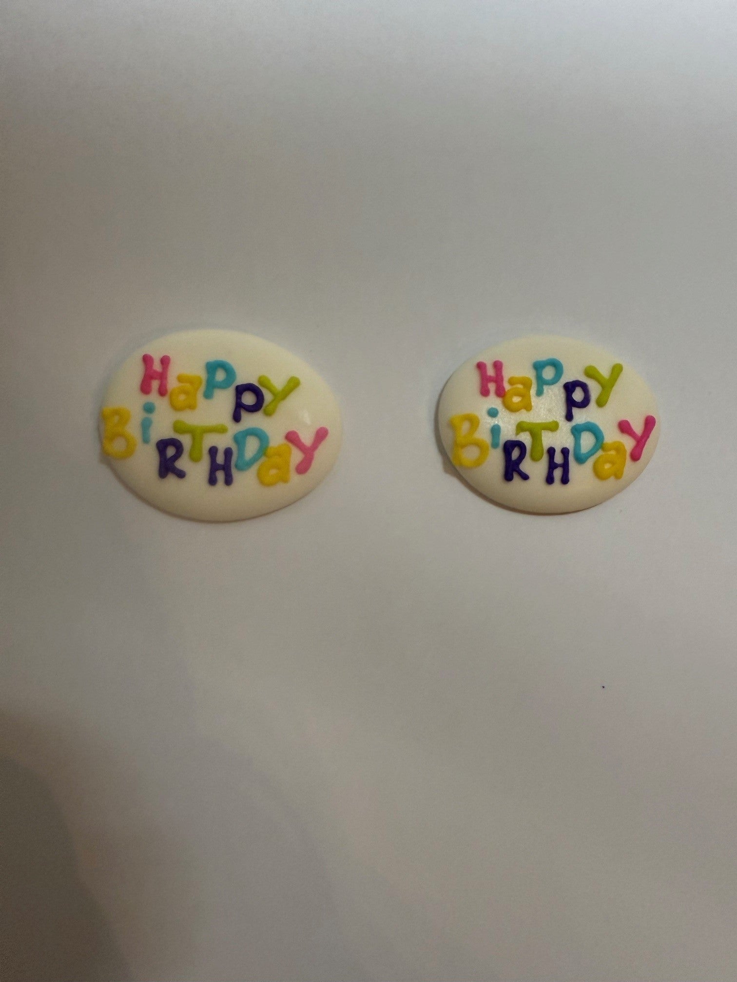 Happy Birthday Plaque 72 per box – Streamline Foods