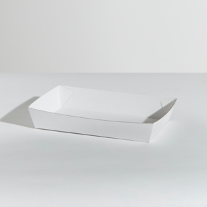 Premium Open Tray 5 - Plain White – Streamline Foods